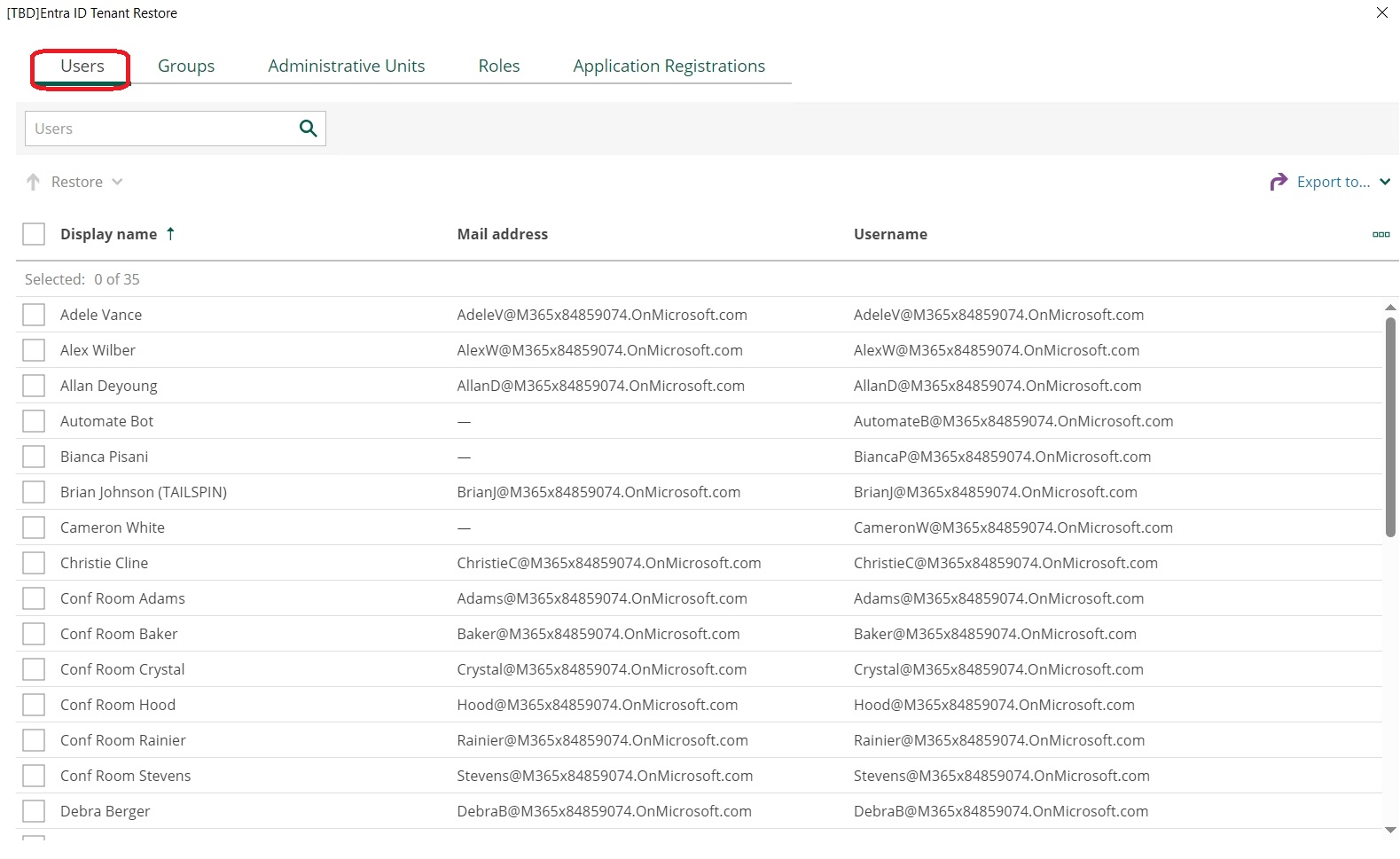 15 – Veeam Entra ID Backup Beta – Backup and Restore – Disaster and ...